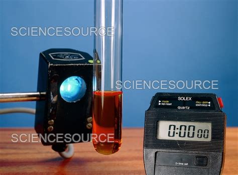 Alkane Decolorization Of Bromine Water Stock Image Science Source