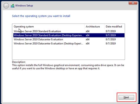 Windows Server 2019 Installation Windows Server 2019