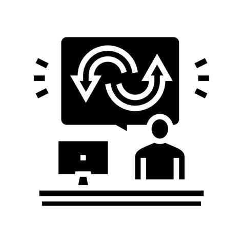 Behavior User Glyph Icon Vector Illustration 10193196 Vector Art At