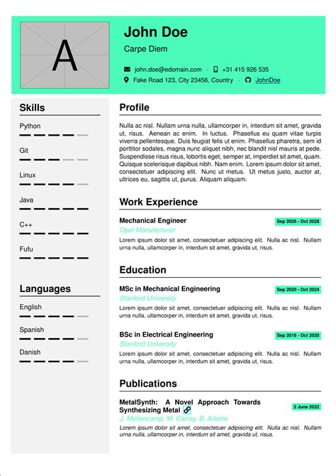 Github Arijusgrotuzascvlatextemplates Cv And Cover Letter Templates