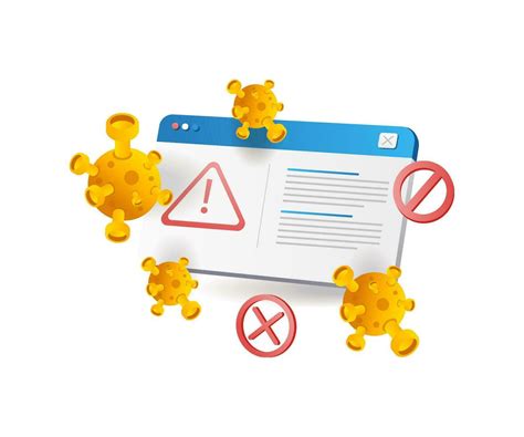 Got A Malware Virus Warning 28583269 Vector Art At Vecteezy