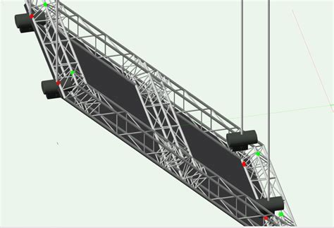 Led Wall With Tilt Truss To Hang Led Wall Hoists Entertainment