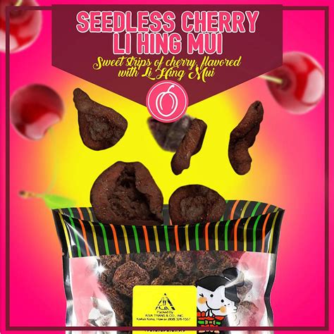Seedless Li Hing Mui Cherry — Snack Hawaii