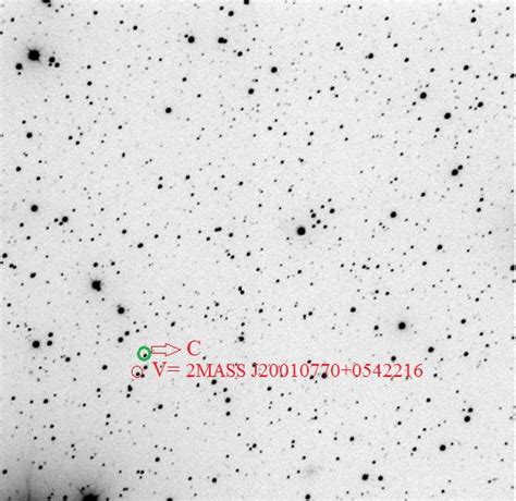 The New Discovered Variable Star V 2mass J20010770 0542216 And The Download Scientific