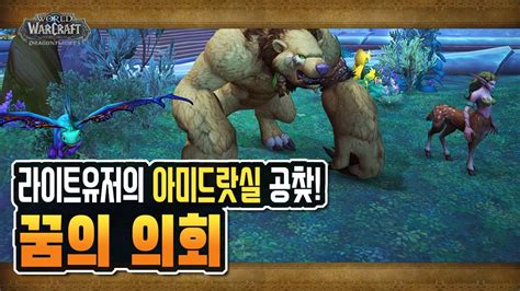 ⚔️ 아미드랏실 레이드 공찾 꿈의 의회 공략 와우 용군단 102패치 Youtube