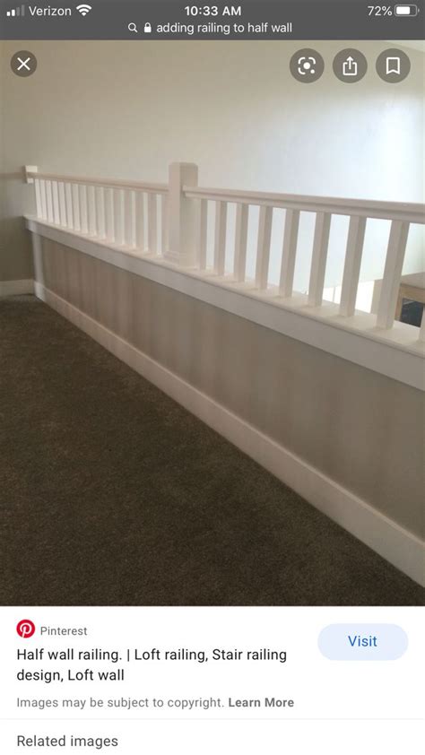 Half Wall Railing For Stylish Home Remodels