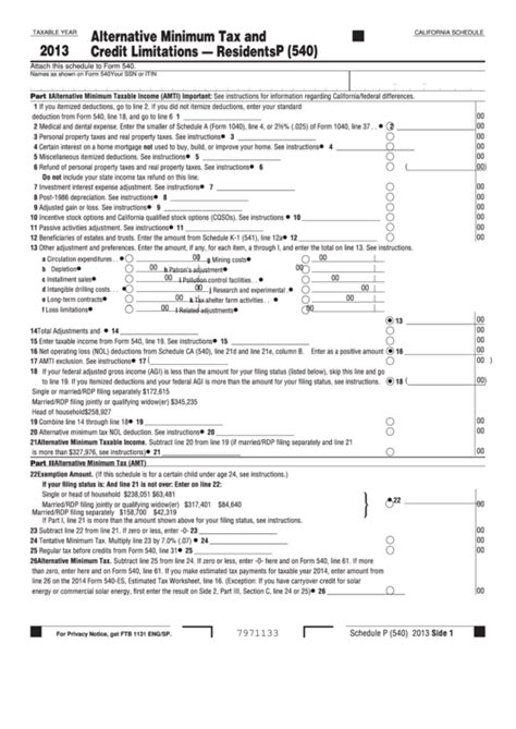 Top 22 California Ftb Form 540 Templates Free To Download In Pdf Format