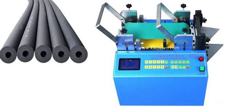 Epdm Nbr Foam Tube Cutting Machine Rubber Foam Tube Cutting Machine