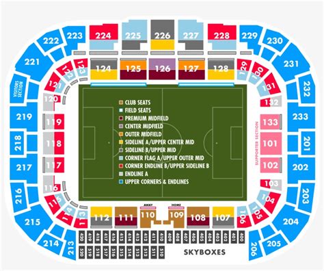 Red Bull Arena Seating Chart A Visual Reference Of Charts Chart Master