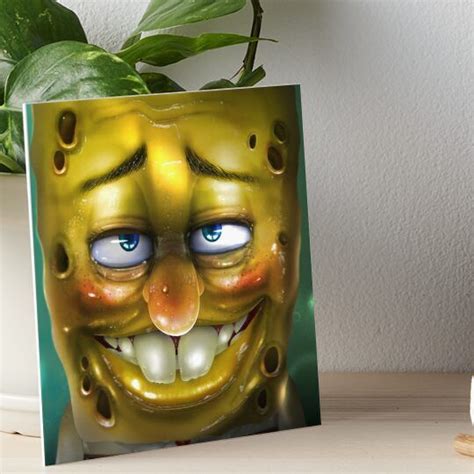 Spongebob Fan Art Art Board Print For Sale By Yawning Trainer Silly