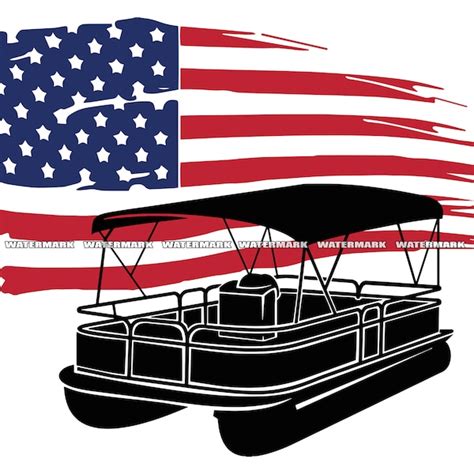 Boat With Flag Svgs Etsy
