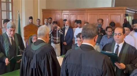 سندھ ہائیکورٹ کے 6 ایڈیشنل ججز نے مستقل جج کے طور پرحلف اٹھا لیا