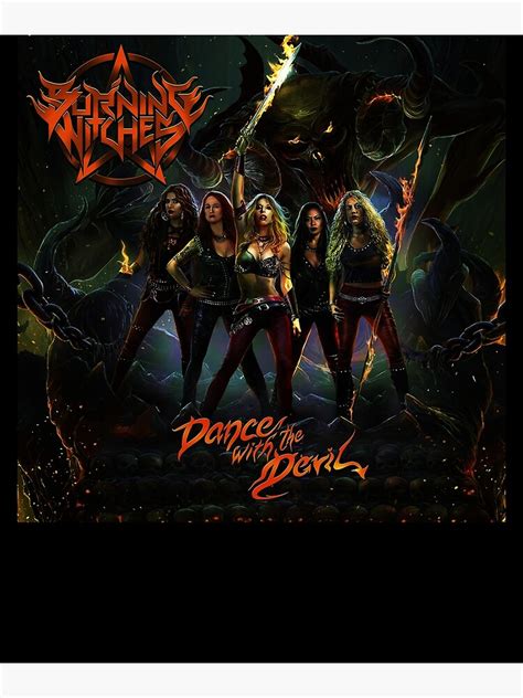 Dance With The Devil Burning Witches Poster For Sale By
