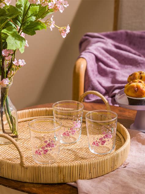 Lcw Home Floral Glass 3 Pack Glasses Set 315 Ml S5if45z8 M0t Lc Waikiki