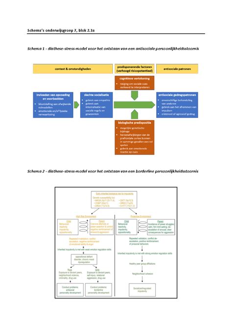 Schema S Onderwijsgroep 7 Blok 2 Ergotherapie Blok 2 3 Schemas