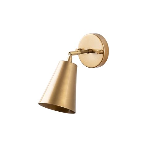 Applique Murale Interieur Lampe Murale Industrielle Bois Or 10x26x21