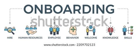 Onboarding Banner Web Icon Vector Illustration Stock Vector Royalty