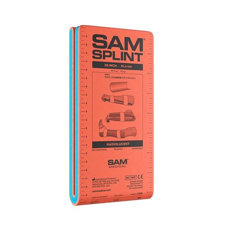 Sam Medical Sam Splint 36 Folded Orange Chinook Medical Gear