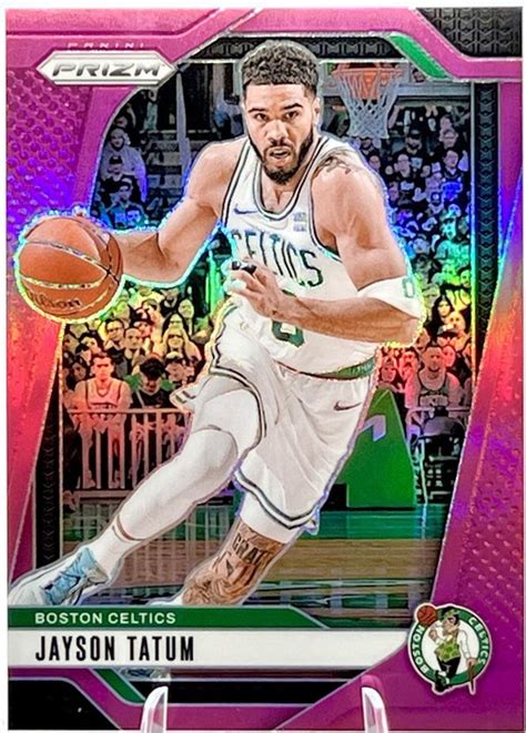 Jayson Tatum [pink] 103 Prices 2024 Panini Prizm Basketball Cards