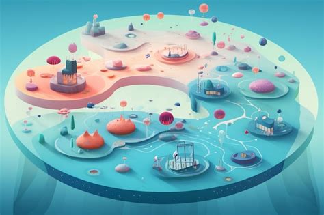 Premium Photo Visualizing Genetic Frontiers Biotech Landscapes