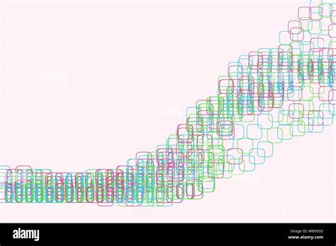 Color Abstract Mixed Pattern Generative Art Background Vector Illustration Graphic Stock Vector