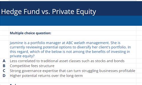 Hedge Fund Vs Private Equity Financial Edge