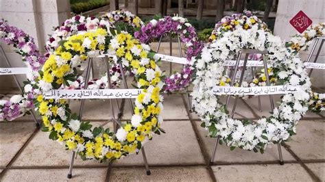 سمو الأمير الحسين بن عبدالله الثاني، ولي العهد، يزور ضريح جلالة الملك