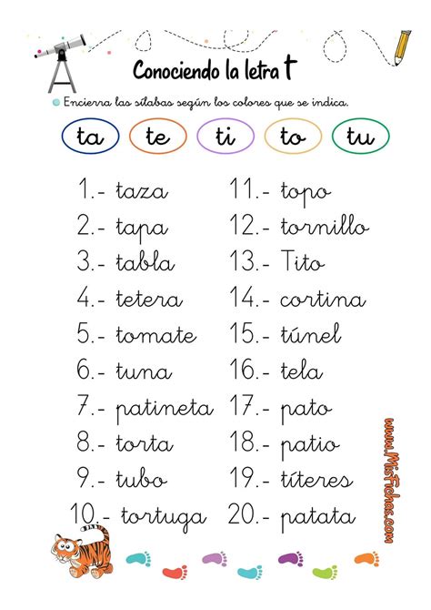 Fichas para Sílabas Ta Te Ti To Tu Materiales Educativos para Maestras