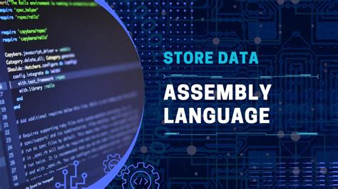 storing data in assembly language youtube
