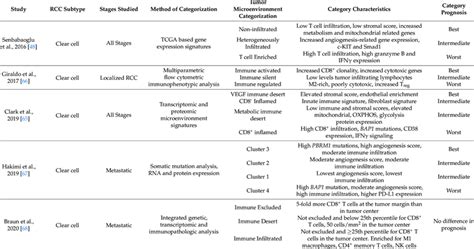 Tumor Microenvironment Classification Systems Download Scientific