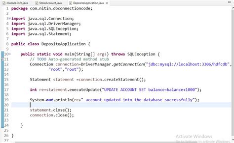 Write A Java Program To Connect Database Mysql Using Jdbc Data