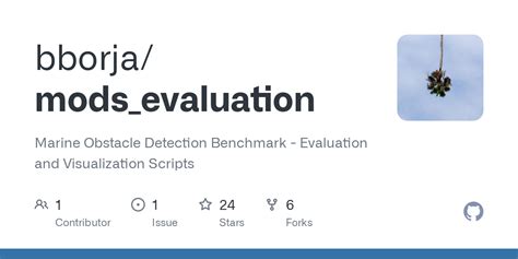 Github Bborjamodsevaluation Marine Obstacle Detection Benchmark