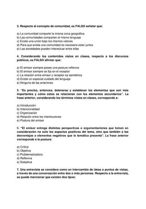 Prueba De Comprensión Géneros Discursivos Y Métodos De Investigación
