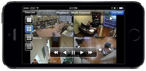 Surveillance Video Playback On Ios App Idvr Pro H264 Cctv Dvrs