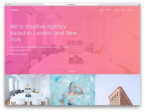 99 Free Simple Website Templates Based On Html And Css 2020 Colorlib