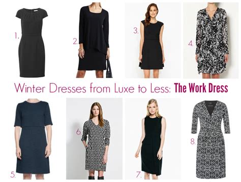 Winter Dresses From Luxe To Less The Work Dress Style And Shenanigans