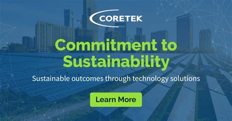 Coretek On Linkedin Coretek Commits To Environmental Sustainability