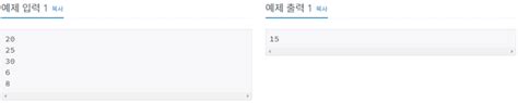 [백준 boj] 5532번 방학 숙제 네이버 블로그