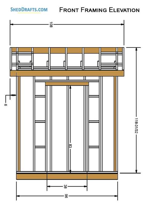 6x8 Diy Wooden Potting Shed Plans
