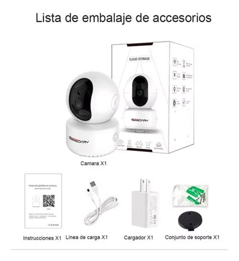 Cámara De Seguridad Seedary Ip 1080p Vision Nocturna