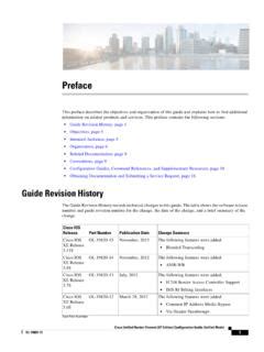 Cisco Unified Border Element SP Edition Configuration Cisco