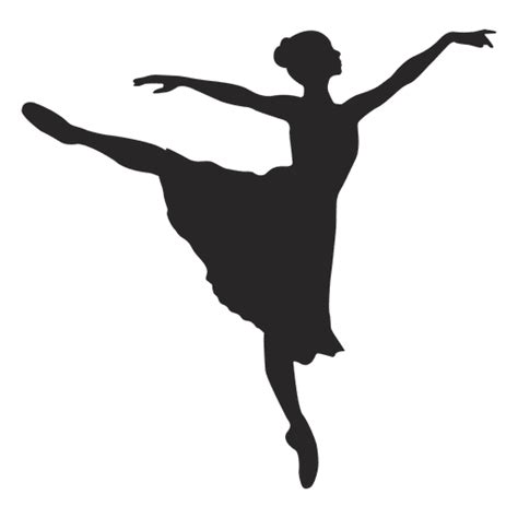 Diseño Png Y Svg De Bailarina De Ballet Saltando Para Camisetas