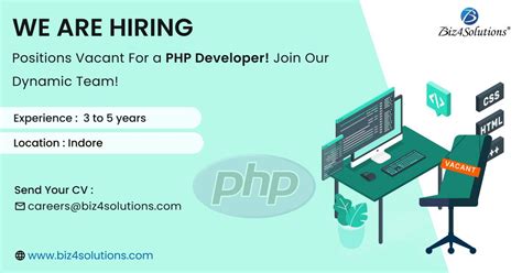 Biz4solutions Private Limited On Linkedin Positions Vacant For A Php Developer Join Our