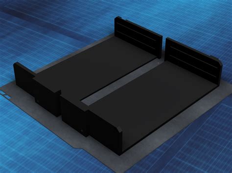 Openrack Unifi Toolless Rack 1u Remixed By Sbrandsborg Makerworld Download Free 3d Models