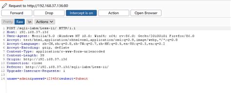 使用 Burpsuite 进行post 方式的sql注入burpsuite Post Csdn博客