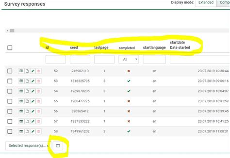Retain Repsonse Report Columns Selection Limesurvey Forums