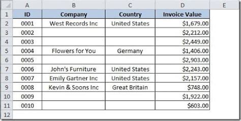 Excel Vba — Fill Down Blanks