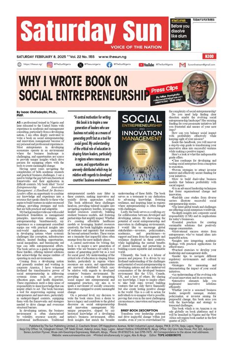 Socialentrepreneurship Innovationmanagement Isaac Olu Fadeyibi Ph D Pmp® Csp Sm®