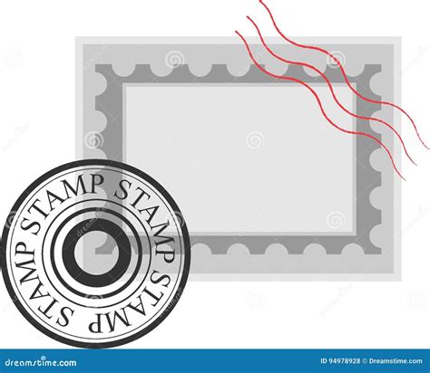 Postmark Stock Illustration Illustration Of Stamp Postmark 94978928