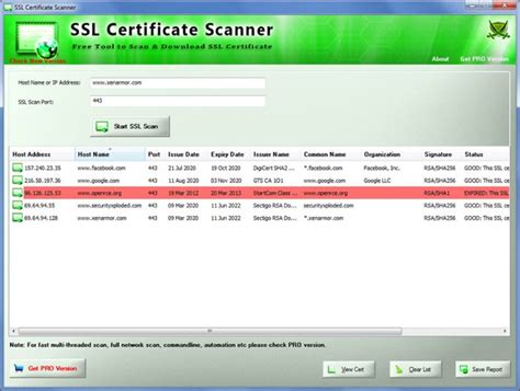 Ssl Certificate Scanner Download And Review